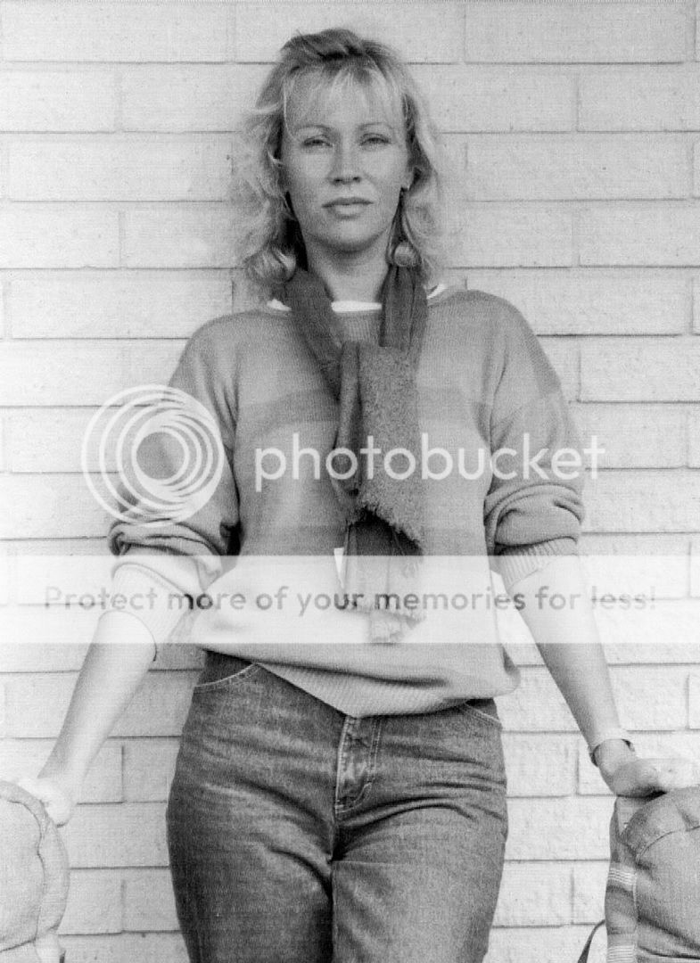 Agnetha Black And White Jeans Photo by AbbaPics | Photobucket